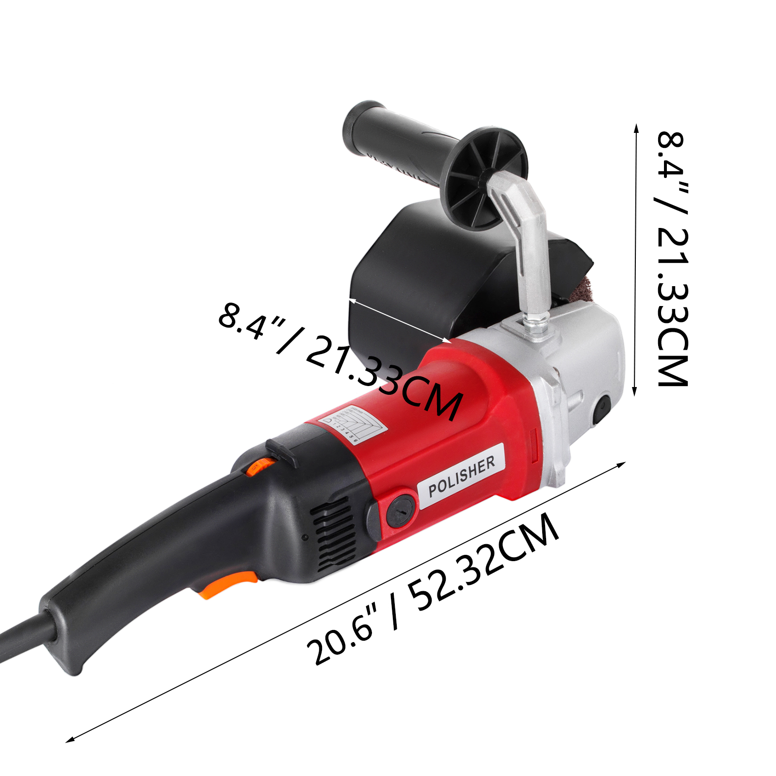 1200w Burnishing Polishing Machine 4 Wheel Polisher Brush Wheels ...