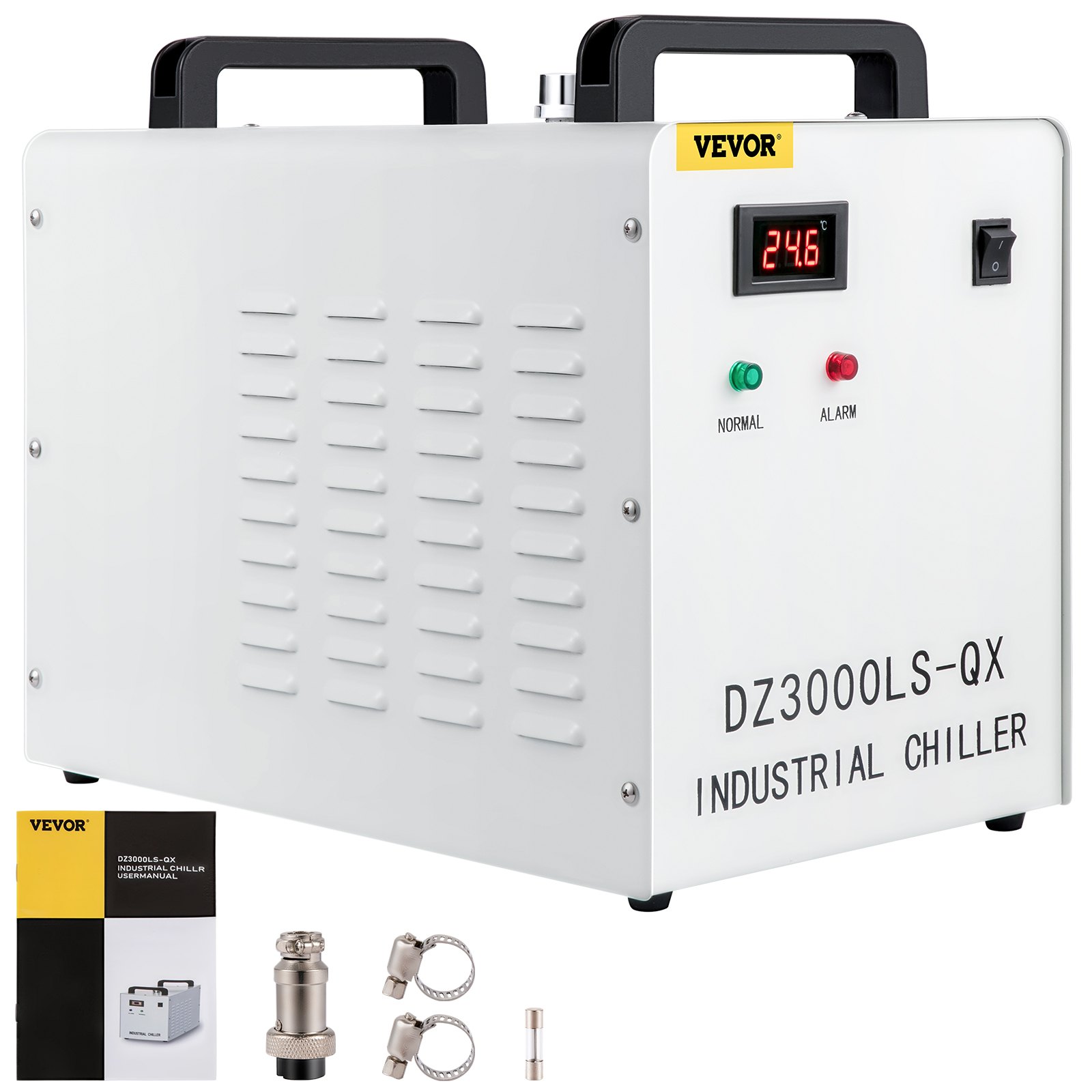 VEVOR Water Chiller CW-3000 Industrial Chiller 9L Thermolysis Type ...