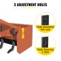 VEVOR 6pcs Box Blade Shank, 16'' Scarifier Shank, 3 Holes Box Scraper ...