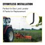 VEVOR Box Blade Shank, 18'' Scarifier Shank, 4 Holes Box Scraper Shank ...