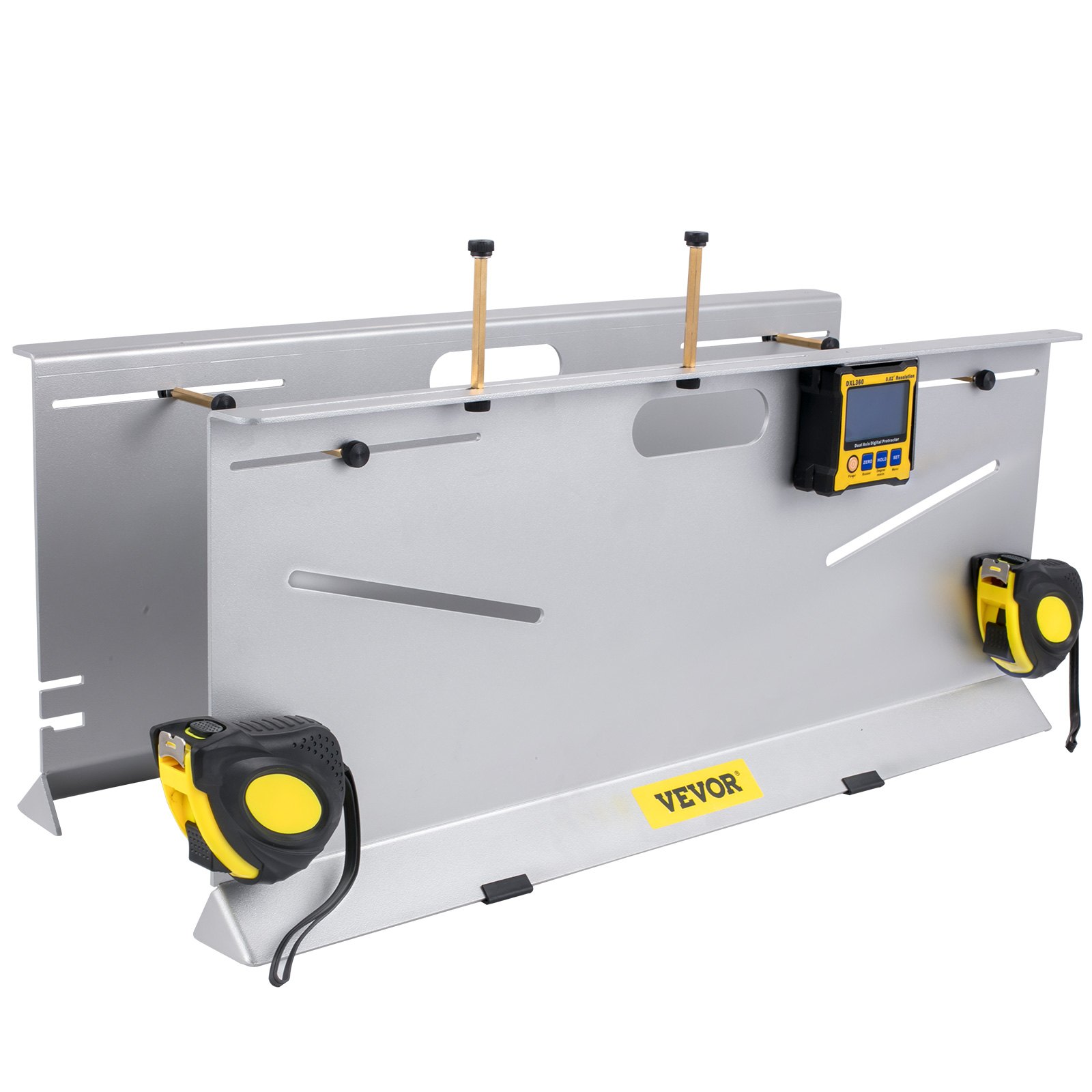 VEVOR Wheel Alignment Tool, 6 Probes Toe Plates, LED Toe Alignment ...