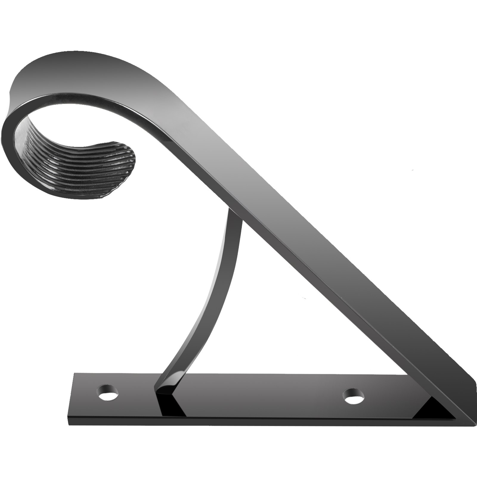 VEVOR Wrought Iron Handrail, 61.7lbs Load Iron Stair Railing, 1 or 2 ...