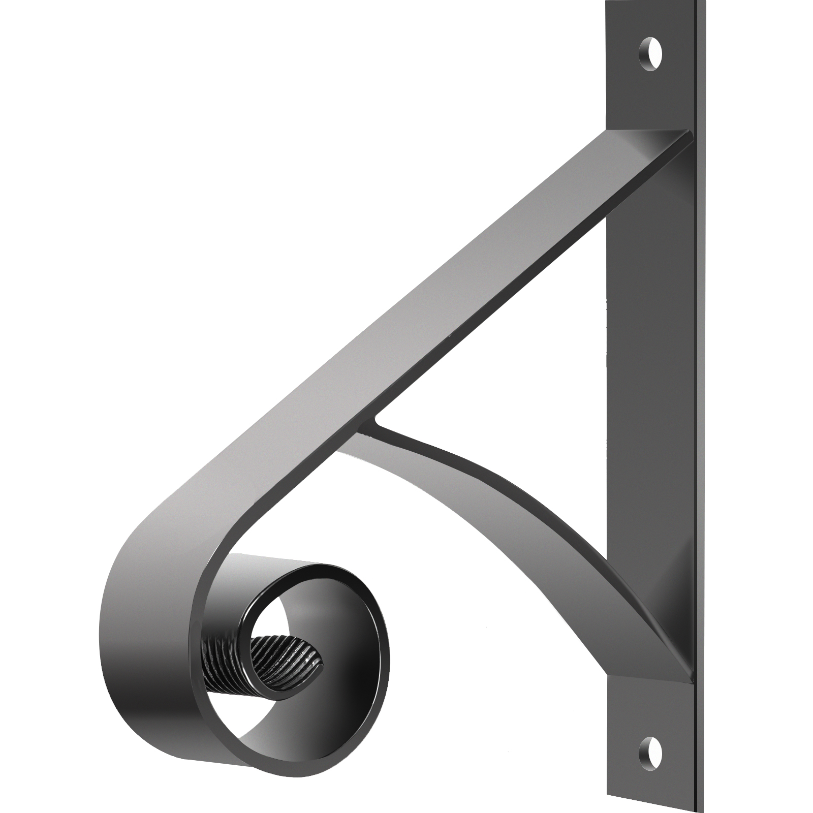 VEVOR Wrought Iron Handrail, 61.7lbs Load Iron Stair Railing, 1 or 2 ...