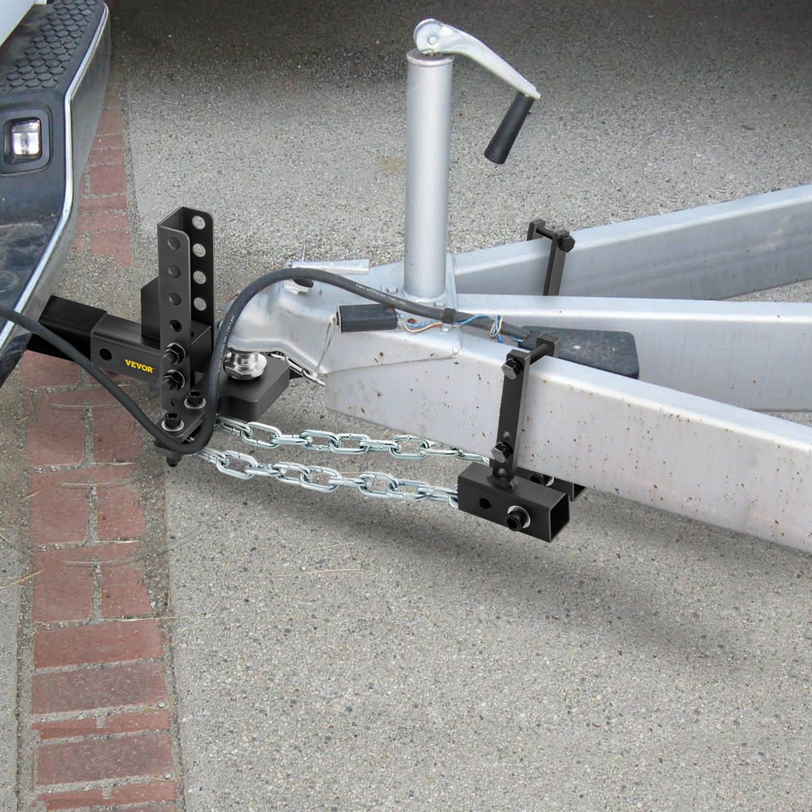 VEVOR Weight Distribution Hitch, 1400 lb Tongue Capacity Load Leveling ...