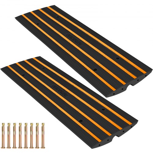 VEVOR Curbside Driveway Ramp Driveway Curb Ramp Car Threshold Bridge ...
