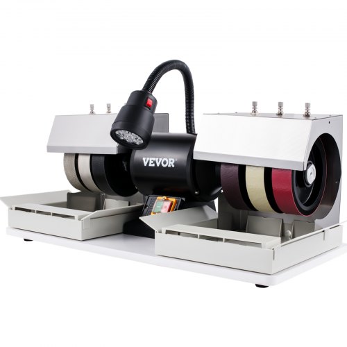 VEVOR 6" Cabbing Machine, 180W, 110V Lapidary Rock Grinder Polisher W ...