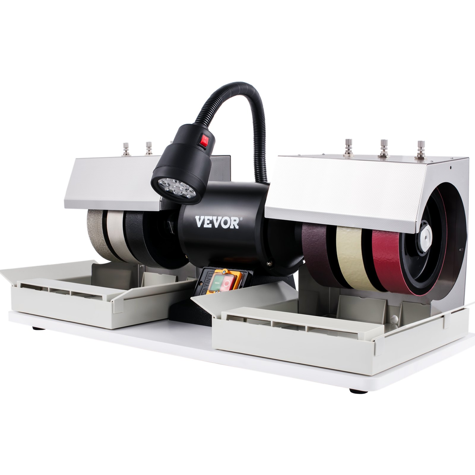 VEVOR 6" Cabbing Machine, 180W, 110V Lapidary Rock Grinder Polisher W ...