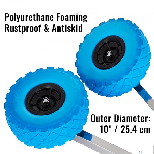 Boat Transom Launching Wheel Dolly Stainless Steel For Inflatable Boat ...