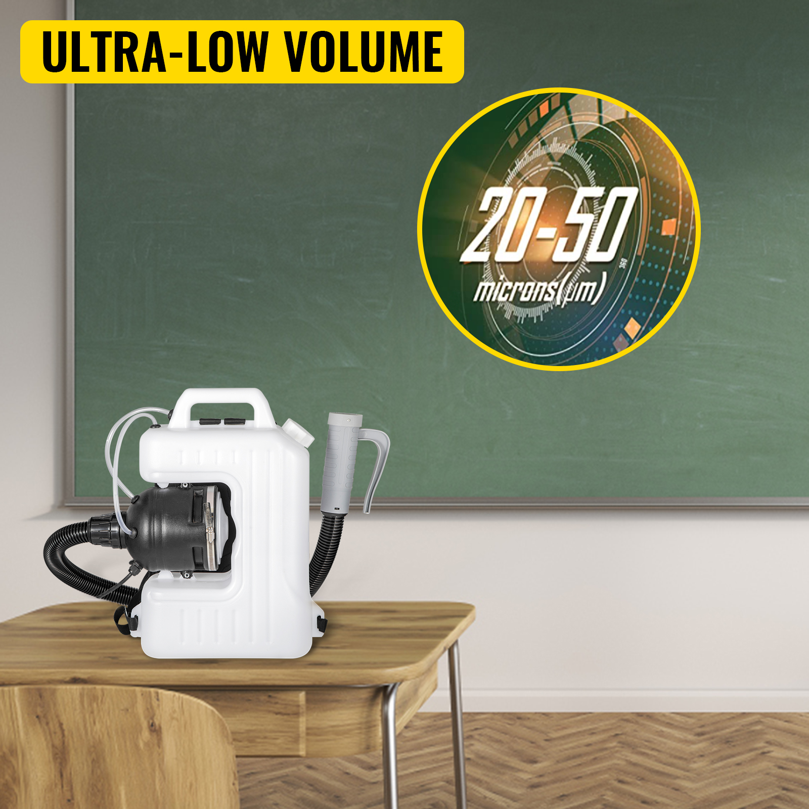 VEVOR Electric Fogger Machine 2.6GAL Backpack Sprayer 1200W Backpack ...