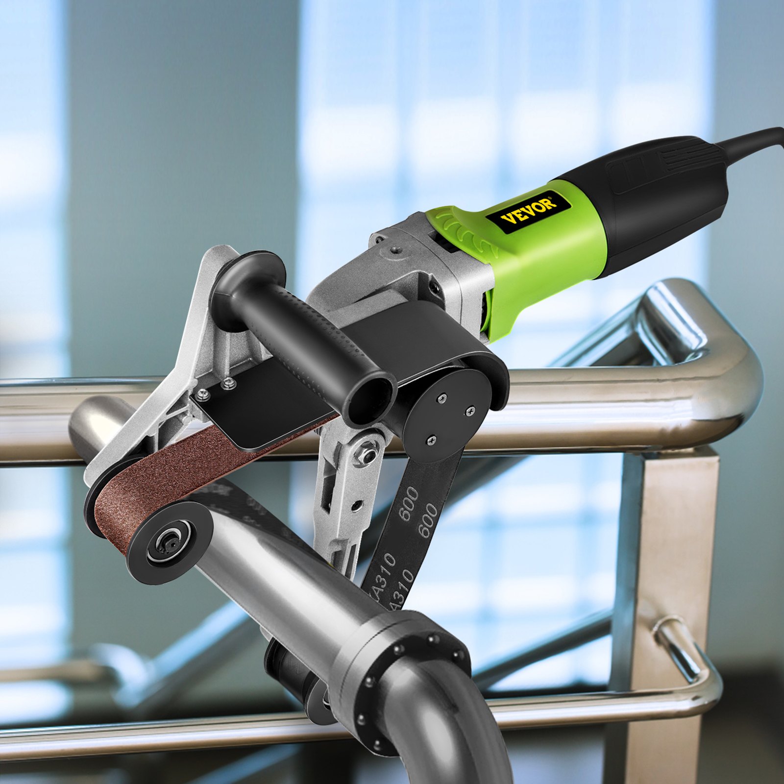 VEVOR VEVOR 800W Tube Belt Sander Stainless Steel Pipe Tube Polisher ...
