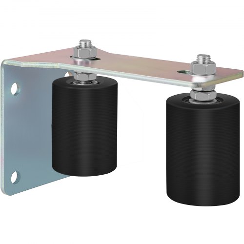 Slide Gate Guide Rollers 3" L Bracket Black Hard Nylon For Sliding ...
