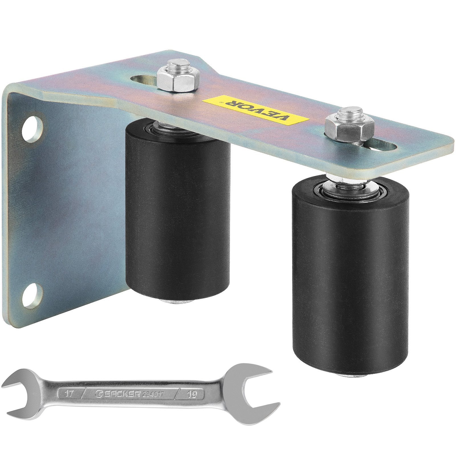 VEVOR Gate Roller Guide 3" Sliding Gate Black Nylon Roller Coloring ...