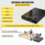 VEVOR CNC Router Kit, Evolution 4 Engraving Machine, Pre-assembly ...