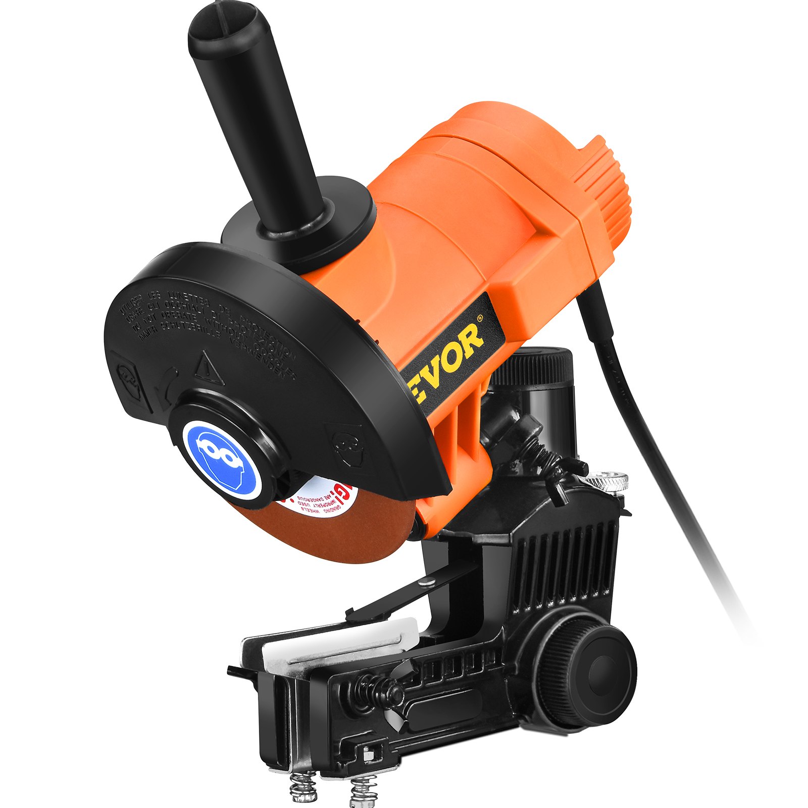 VEVOR Chain Grinder, 110V 85W Chainsaw Grinder, Multi-Angle Adjustable ...