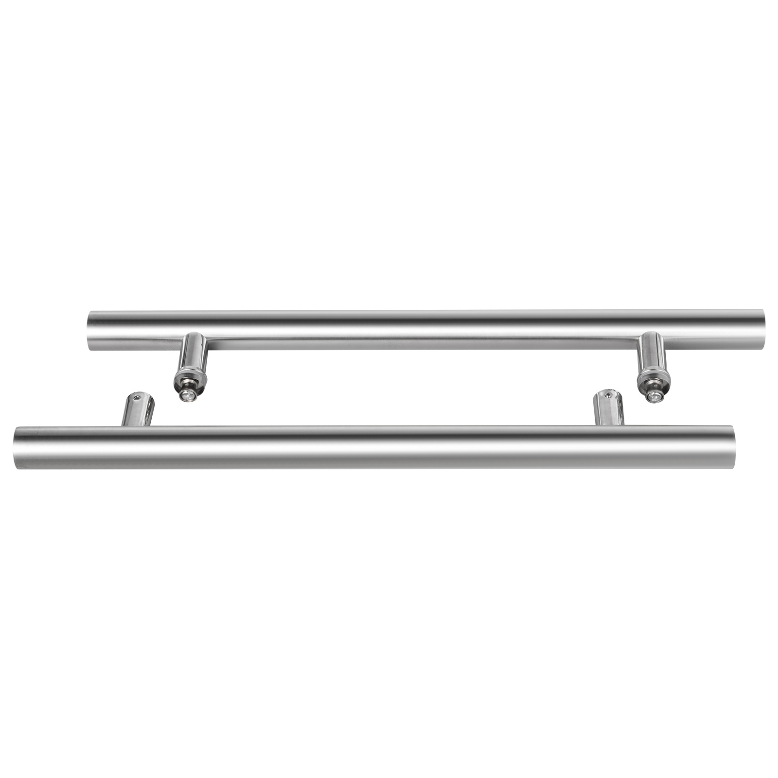 Commercial Door Pull Handles 24'' Stainless Steel For Wood/glass Doors ...