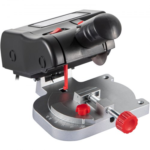 VEVOR Mini Miter Cut-off Chop Saw, Two 2-5/16" Blade of Steel and Resin ...