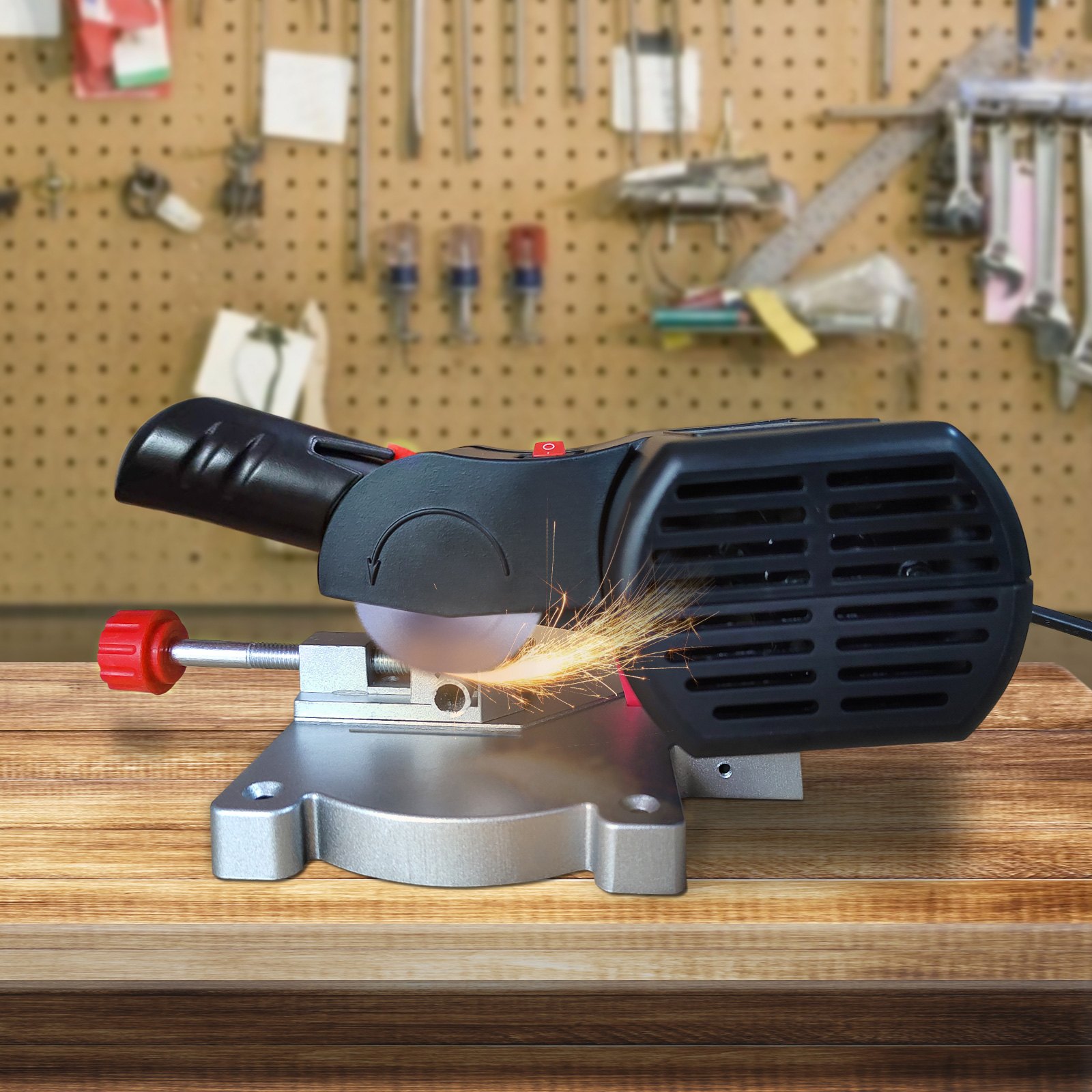 VEVOR VEVOR Mini Miter Cut-off Chop Saw Mini Miter Saw Benchtop w/ 2-5/ ...
