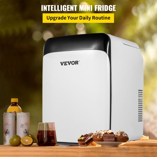 VEVOR Mini Fridge, 10 Liter Portable Cooler Warmer, AC/DC Skincare ...