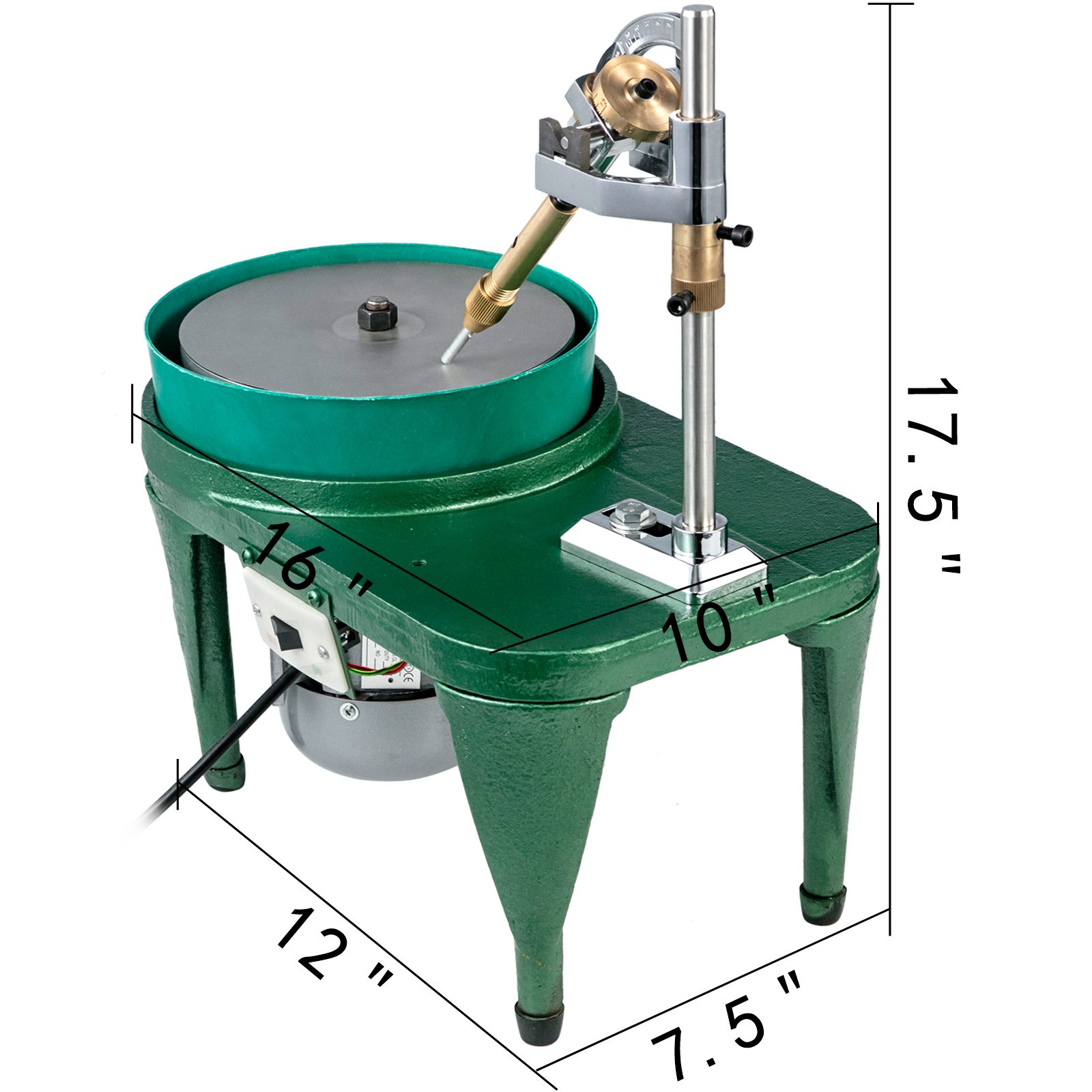 VEVOR Gem Faceting Machine 180W Jade Grinding Polishing Machine 2800RPM ...