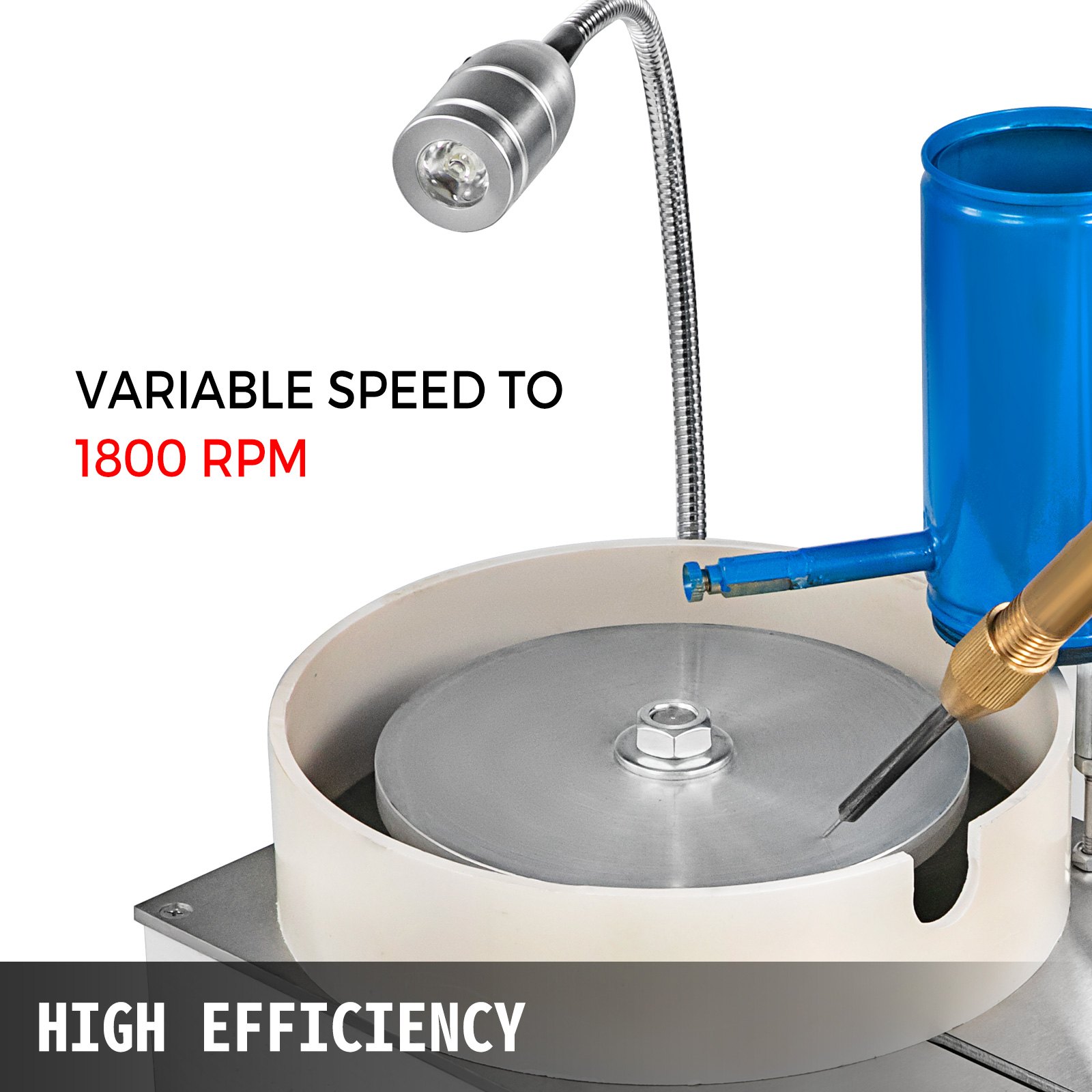VEVOR VEVOR Gem Faceting Machine 1800RPM Rock Polisher Lapidary ...