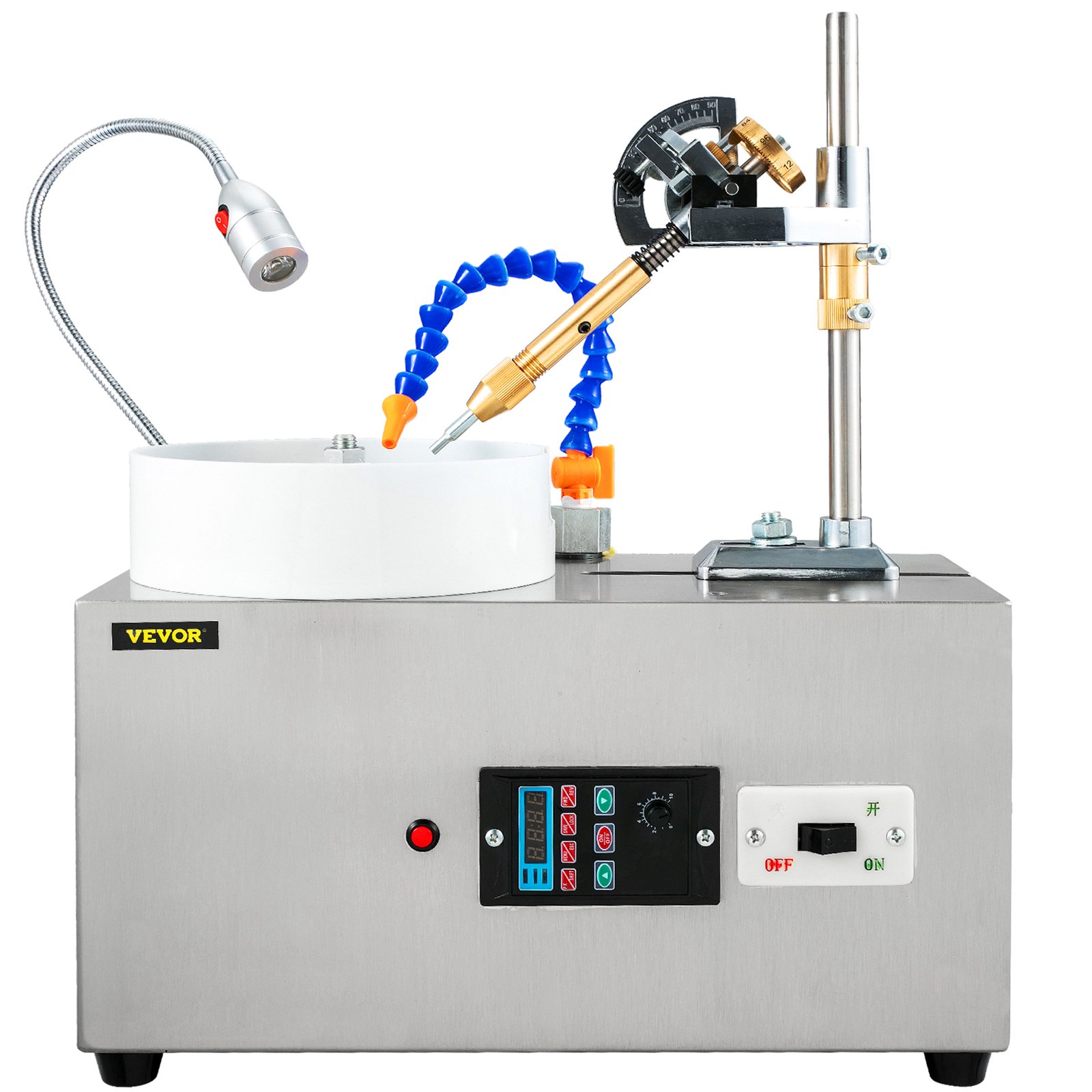 VEVOR Gem Faceting Machine 180W Jade Grinding Polishing Machine 3000RPM ...