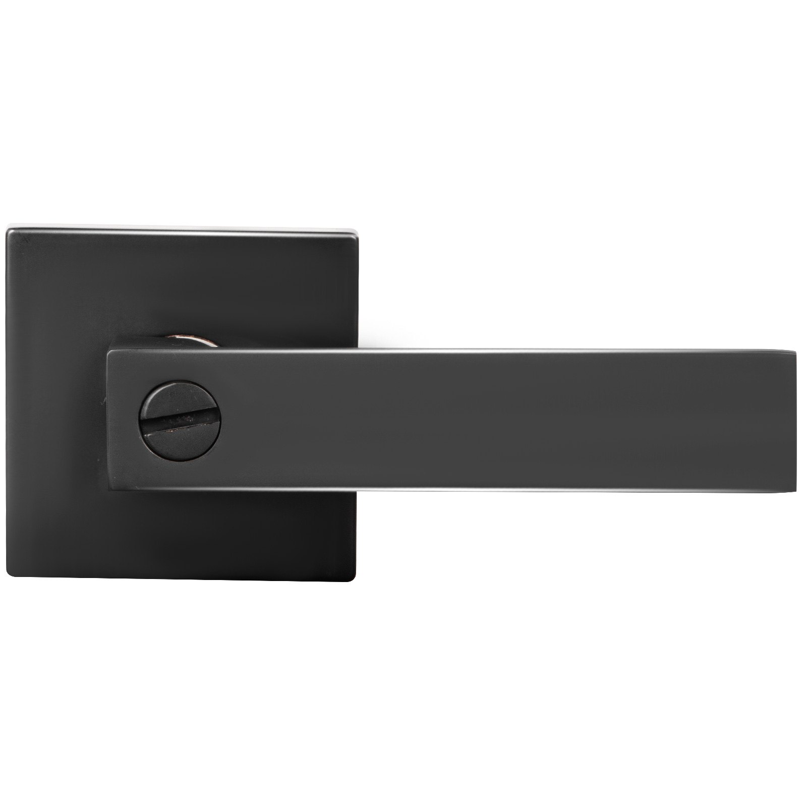 VEVOR Door Handles Black Dummy Levers 5 Pack Privacy Lever Handle Lock ...