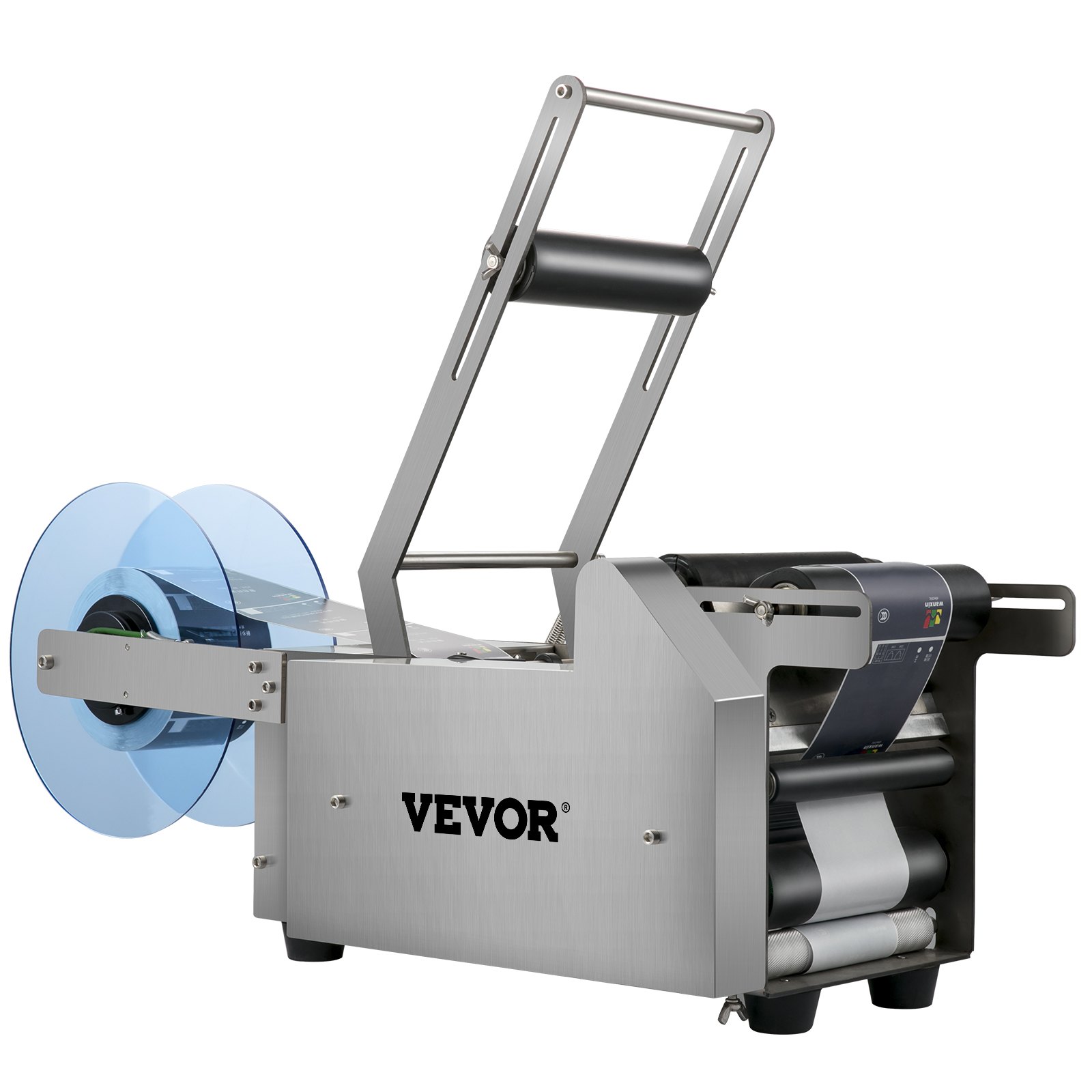 VEVOR VEVOR MT-50 Semi-automatic Round Bottle Labeling Machine ...