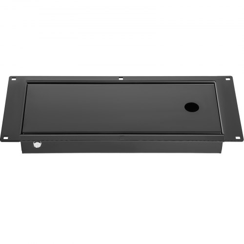 Vevor Recessed Motorcycle Trailer Wheel Chock 24" Foldable Steel Front ...