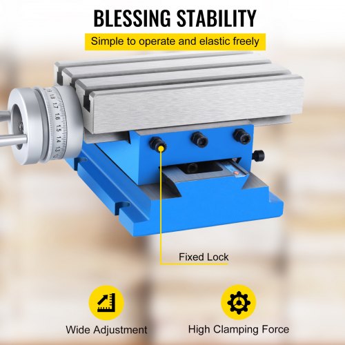 VEVOR Milling Machine Cross Slide Worktable 4''x7.3'' 2 Axis Compound ...