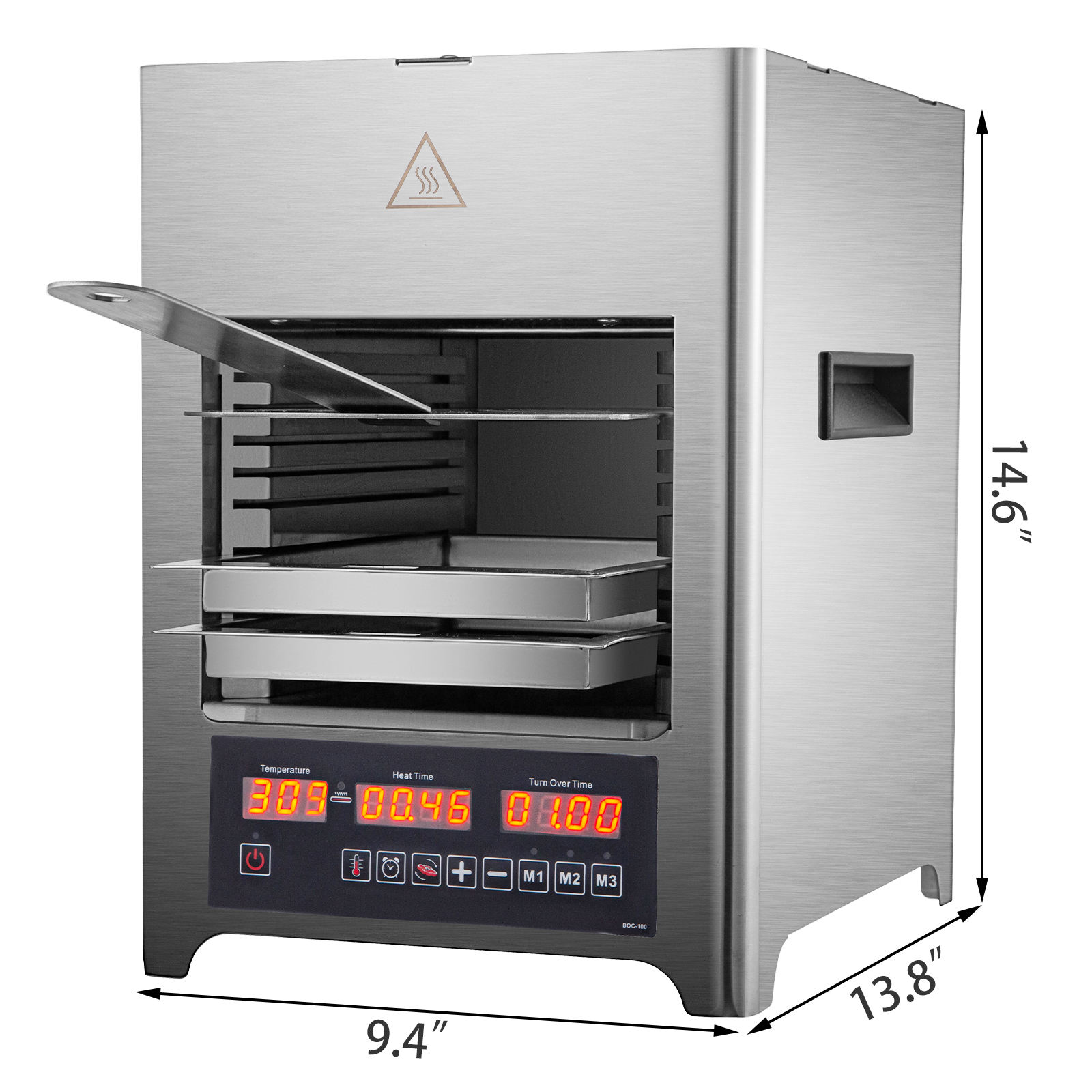 Vevor Steak Broiler Infrared Steak Grill Broiler With 3 Trays Electric ...