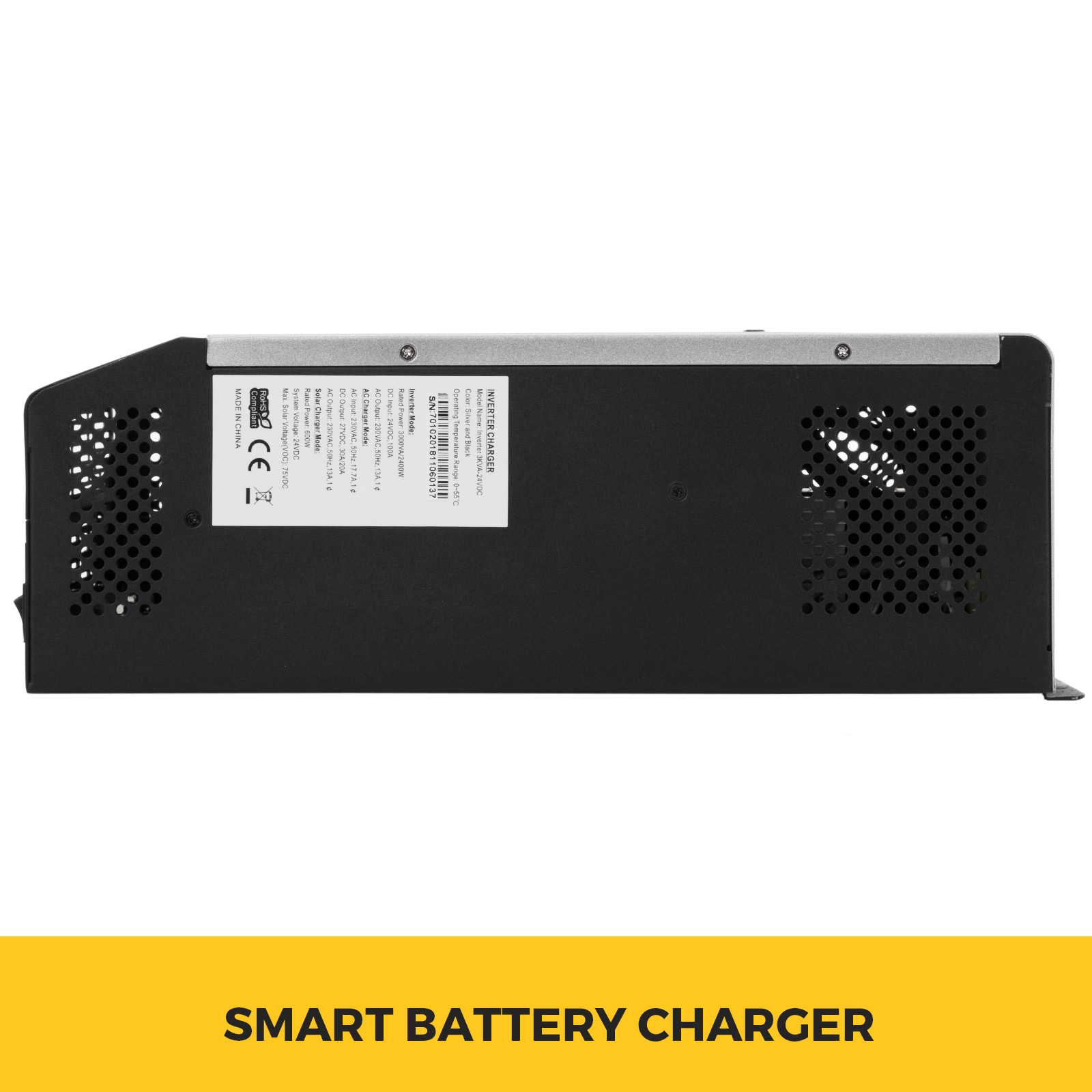 3000VA Power Inverter DC 24V to 230V AC Car Inverter with AC Charger ...
