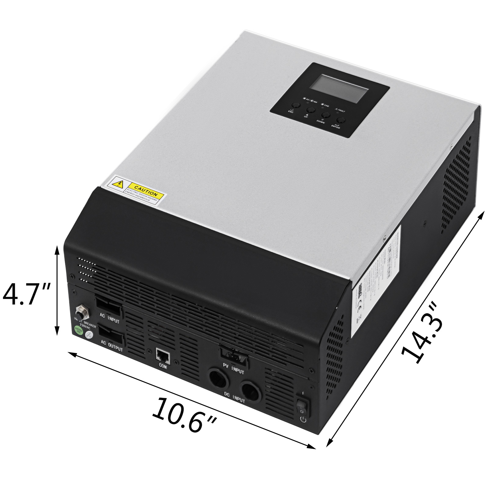 3000VA Power Inverter DC 24V to 230V AC Car Inverter with AC Charger ...
