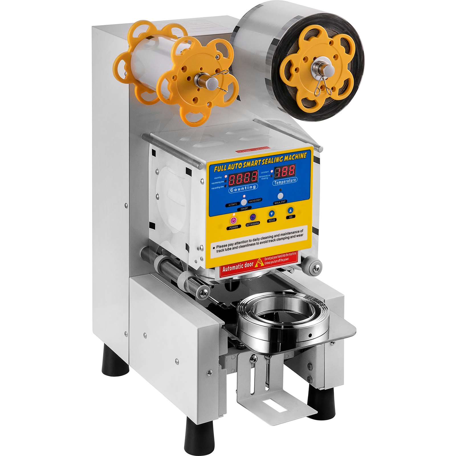 Automatic Cup Sealing Machine Boba Cup Sealer 450W Bubble Tea Cup ...