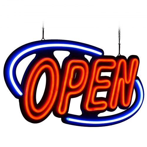 Neon Open Sign 31.5x15.7 inch Led Open Sign 60W Horizontal Sign Open ...