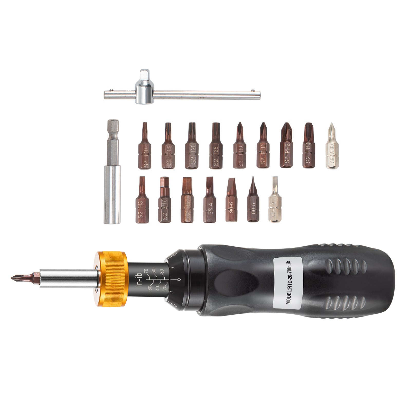 VEVOR Torque Screwdriver, 1/4" Drive Screwdriver Torque Wrench, Torque ...