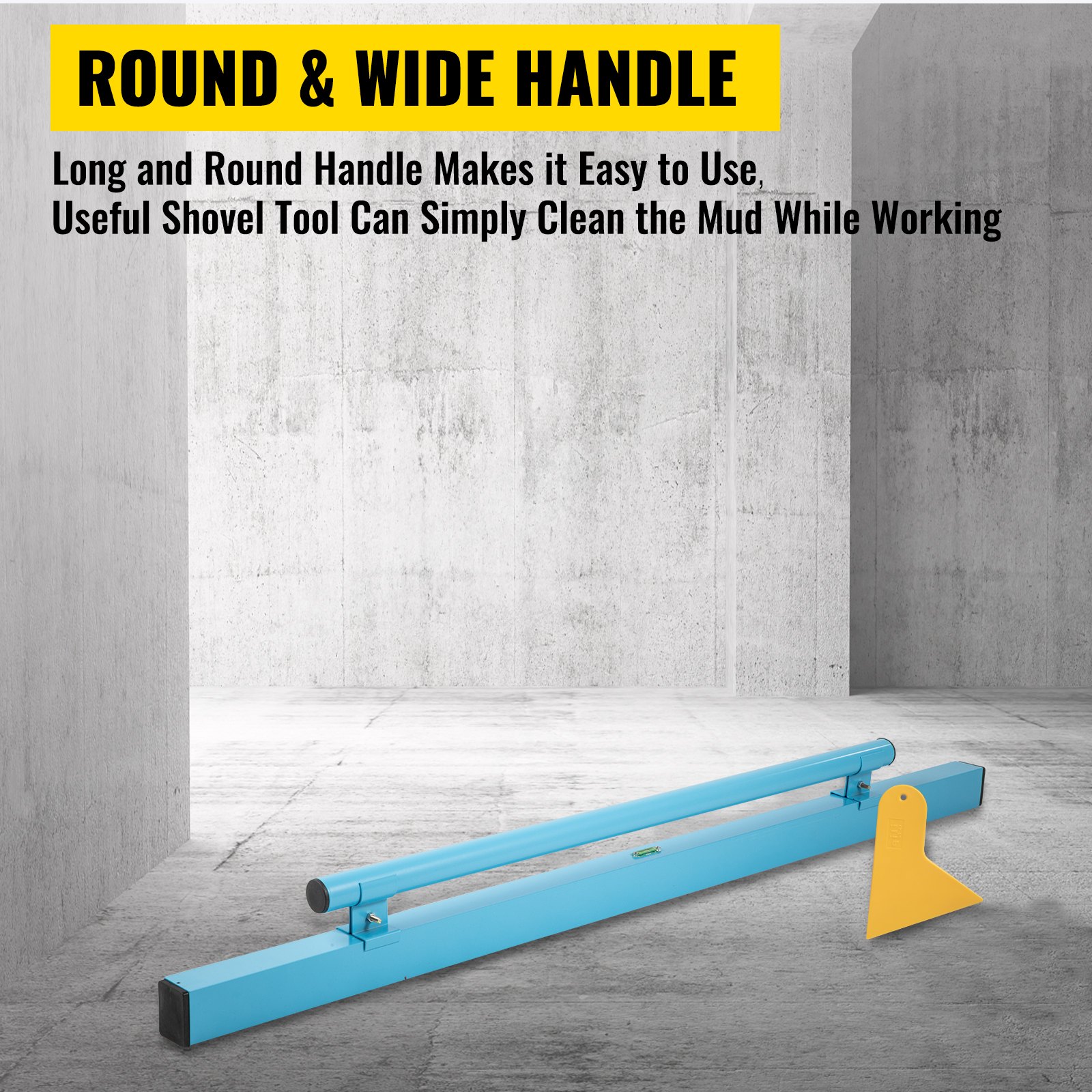 VEVOR Combo Concrete Screed, 48" Aluminum Screed Board, Concrete Screed ...