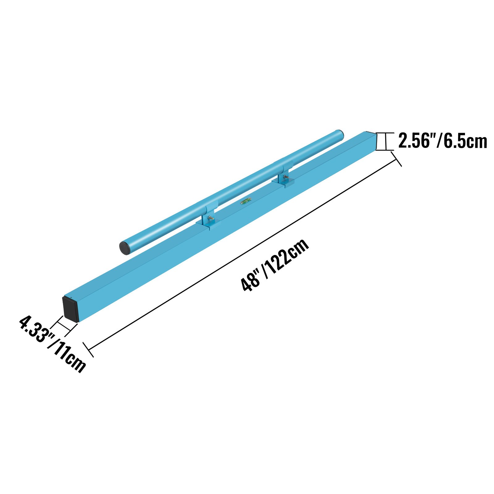 VEVOR Combo Concrete Screed, 48" Aluminum Screed Board, Concrete Screed ...