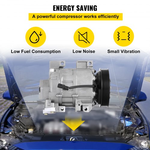 VEVOR AC compressor CO 10886C compatible with Altima 2007-2012 2.5l Air ...