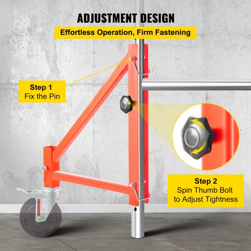 VEVOR Scaffold Outrigger Scaffolding Outriggers 18 x 18 In 4 Pcs w ...