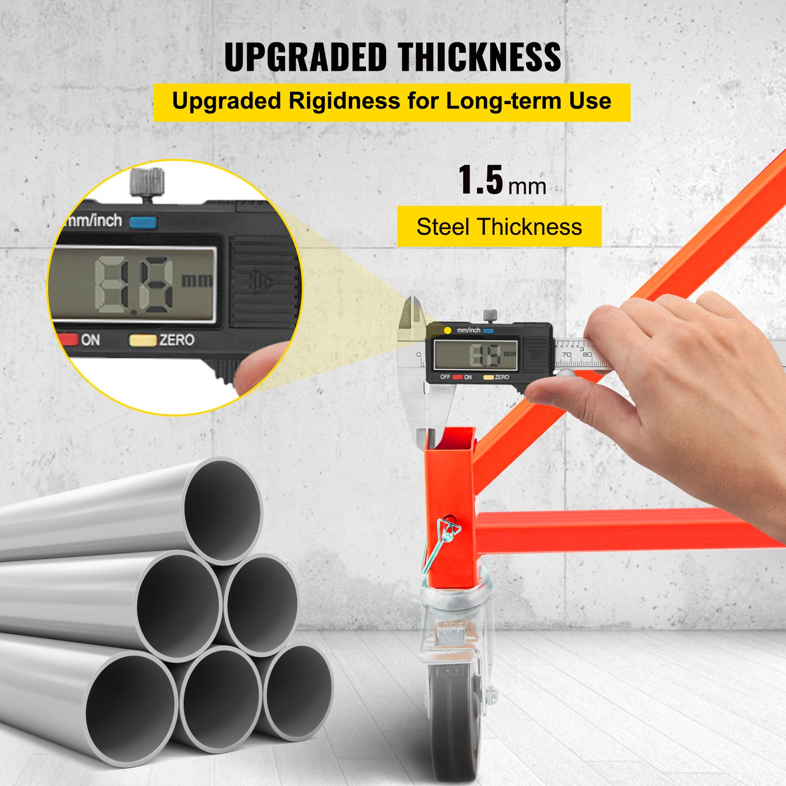 VEVOR Scaffold Outrigger Scaffolding Outriggers 18 x 18 In 4 Pcs w ...