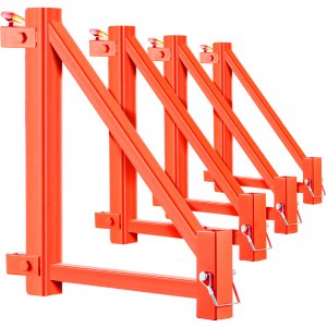 VEVOR Scaffold Outrigger, 18" x 18" x 24" Scaffolding Outriggers, 4 ...