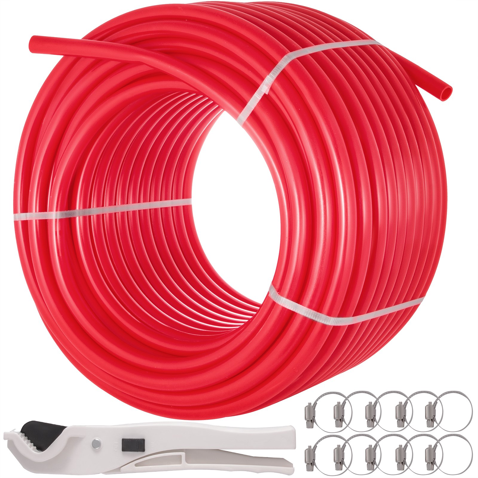 VEVOR PEX Tubing 5/8" x 500ft PEX Pipe Oxygen Barrier EVOH Radiant Heat ...