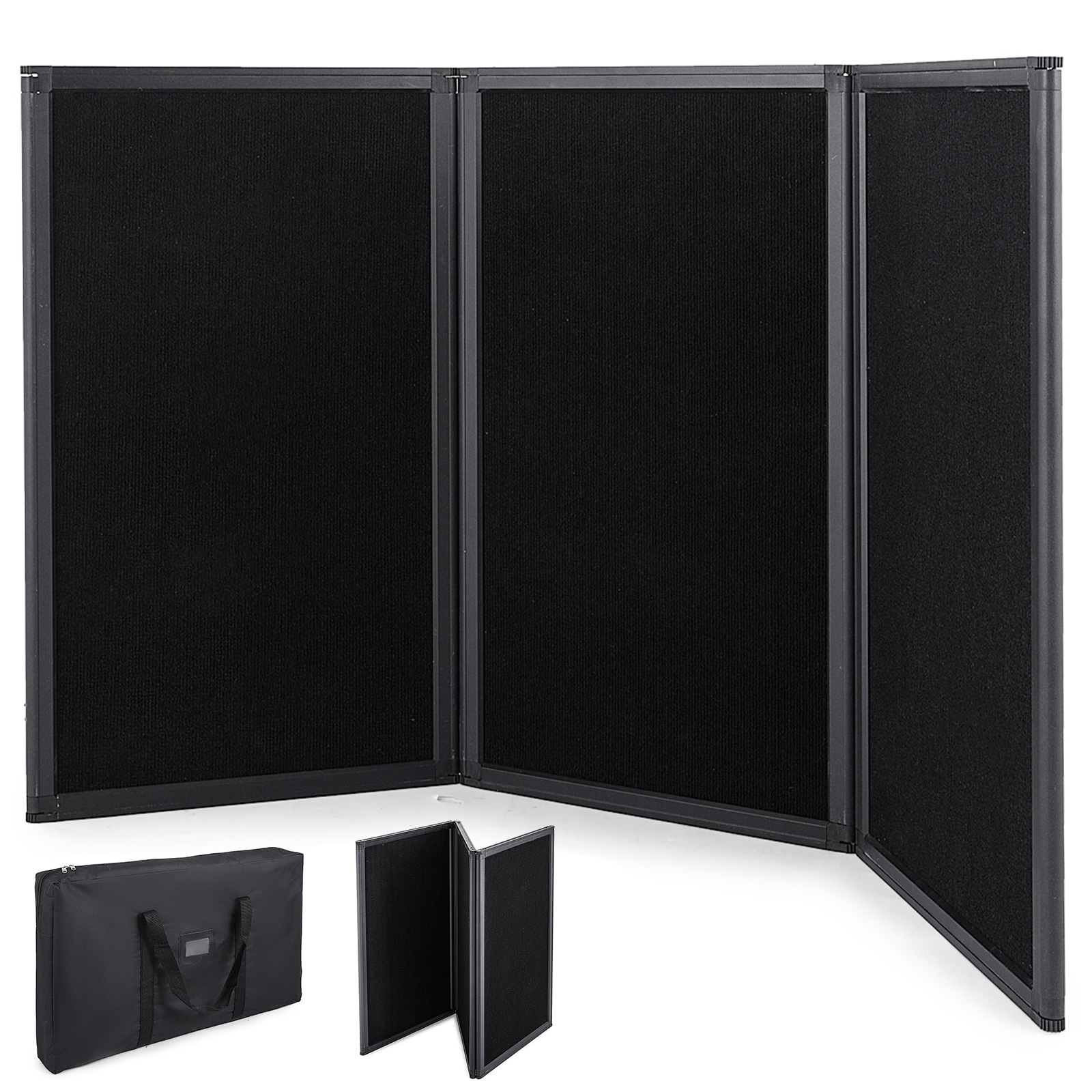 VEVOR 3 Panel Table Top Display - Tri-fold Presentation Board In Matte ...
