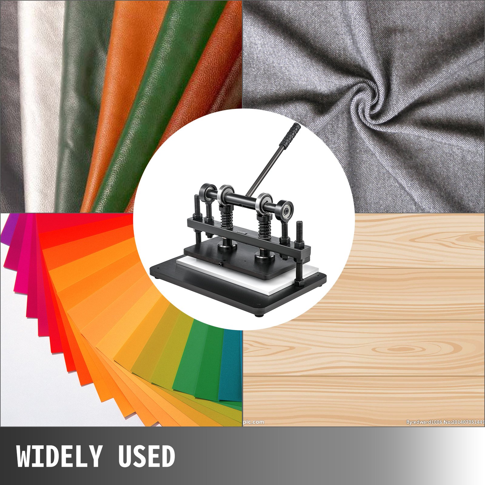 Leather Cutting Machine Manual Die Cutter 360x220mm Leather Embossing ...