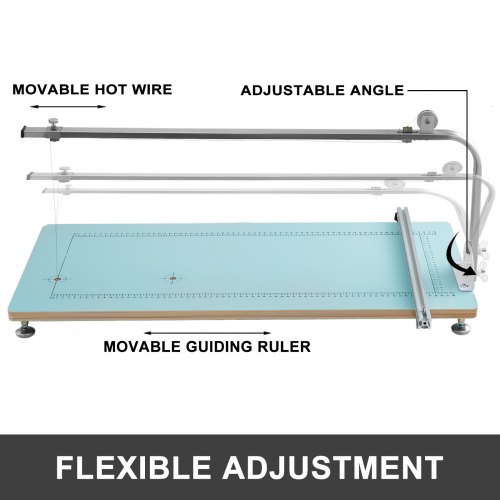 VEVOR Foam Cutter Machine 30.7x13x9.8 Inch, Hot Wire Foam Cutter ...