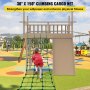 VEVOR Climbing Cargo Net Climbing Net 30" x 150" Playground Rope Ladder ...