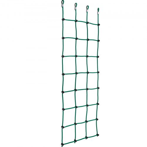 VEVOR Climbing Cargo Net, 30" x 89" Climbing Net, Polyester Playground ...