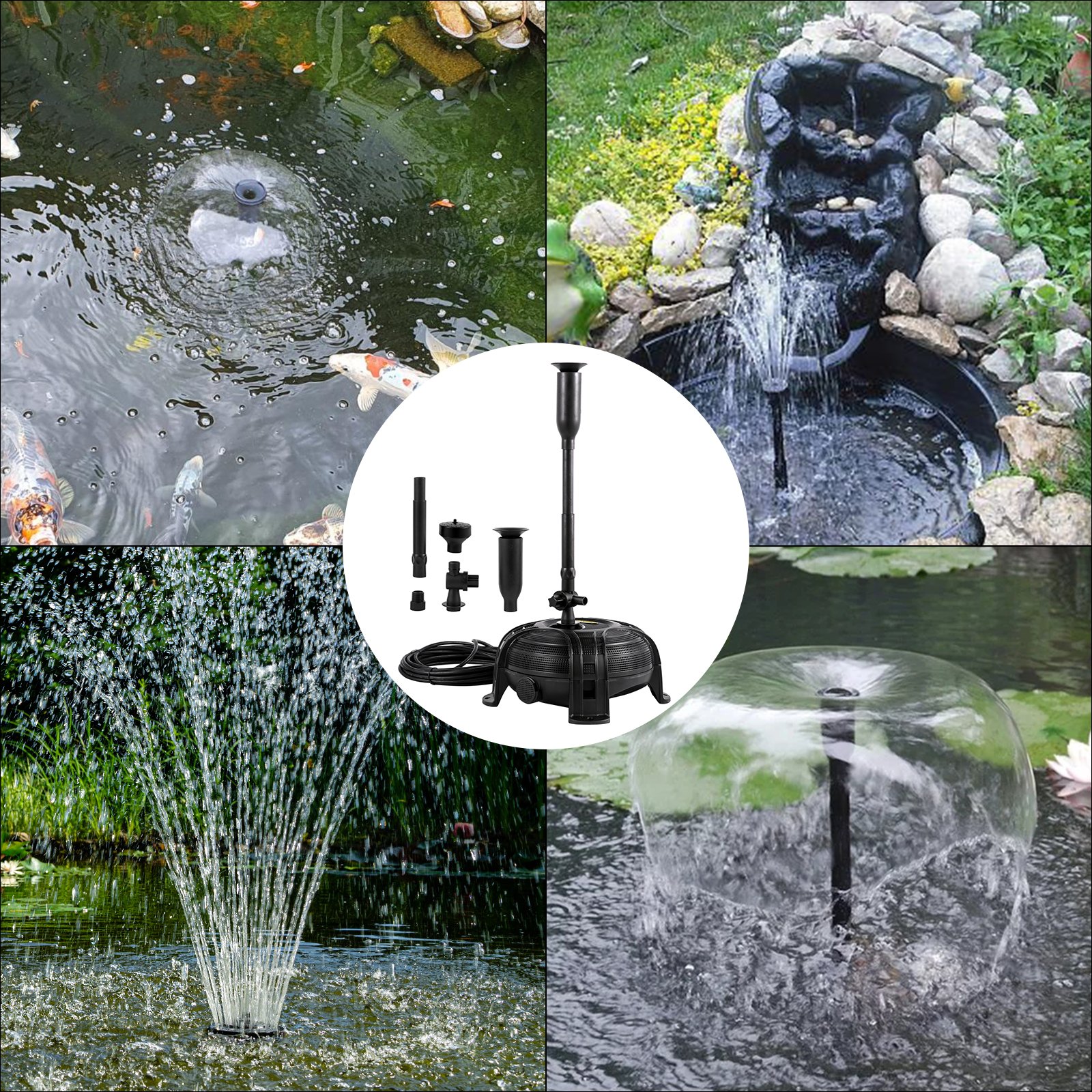 Vevor Waterfall Pumppond Fountain Pump 650gph Fountain Pump | VEVOR US
