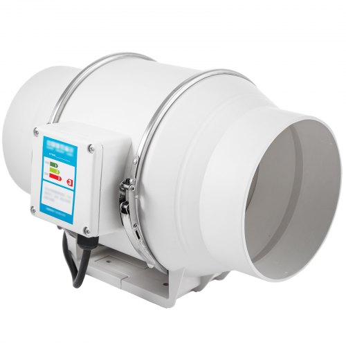 6in Inline Duct Fan Hydroponic Ventilation Blower Mixed Flow Booster ...