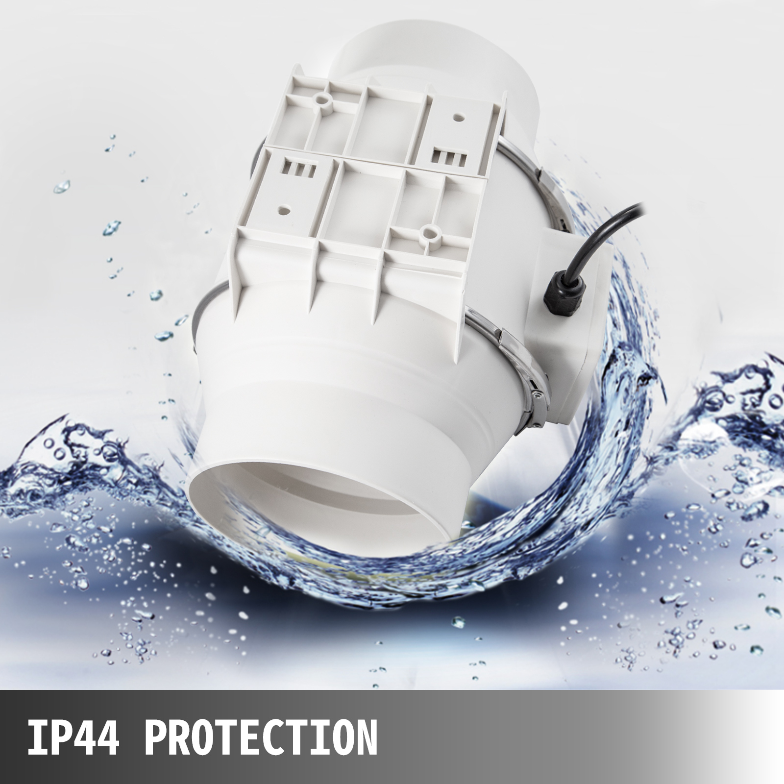 6in Inline Duct Fan Hydroponic Ventilation Blower Mixed Flow Booster ...